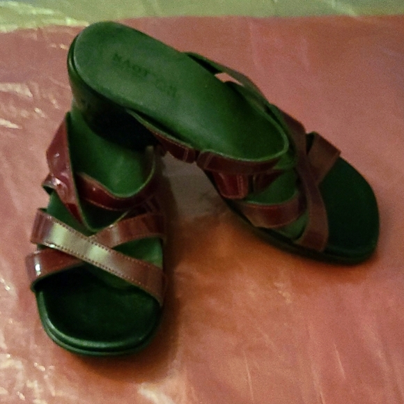 Naot | Shoes | Burgundy Naot Wedge Sandals | Poshmark
